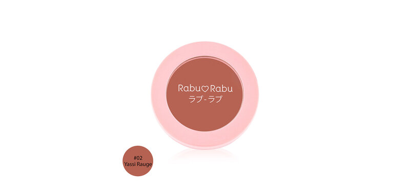RABU RABU Natural Look Cream Blush 3g #02 Yassi Rauge ประเมิณความพึงพอใจเกี่ยวกับผลิตภัณฑ์ | Konvy