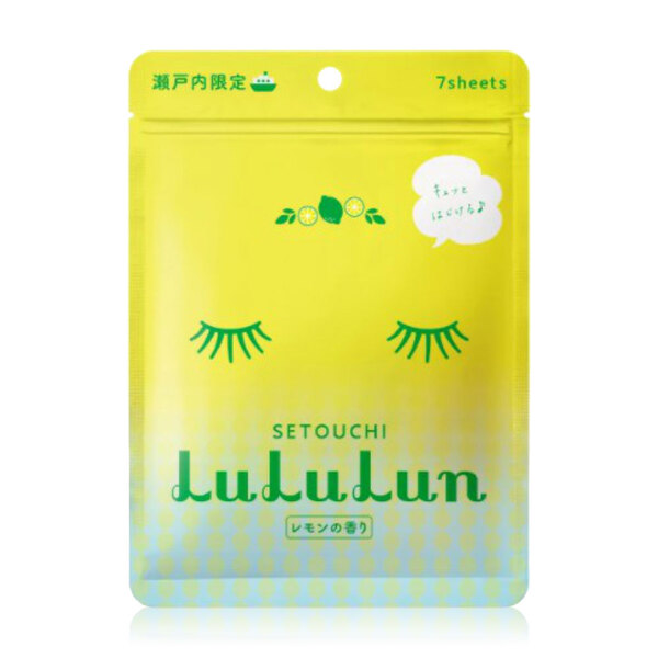 LuLuLun Pure Moist Face Mask 113ml [7 Sheets] #Blue