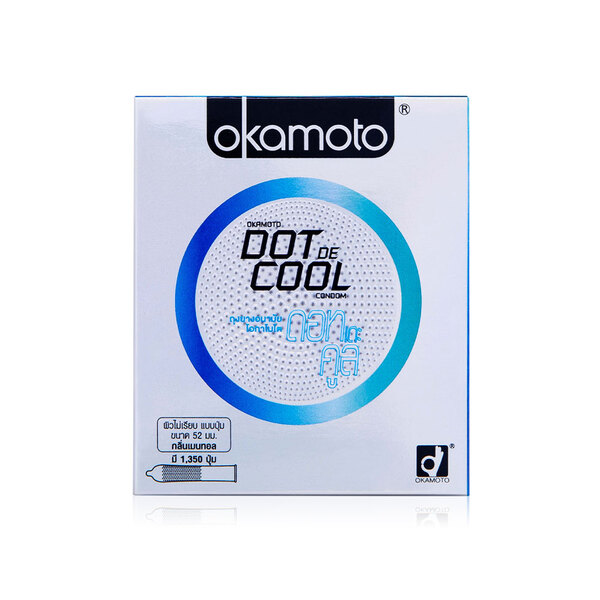 Okamoto Dot De Cool Condom 52mm [2pcs]