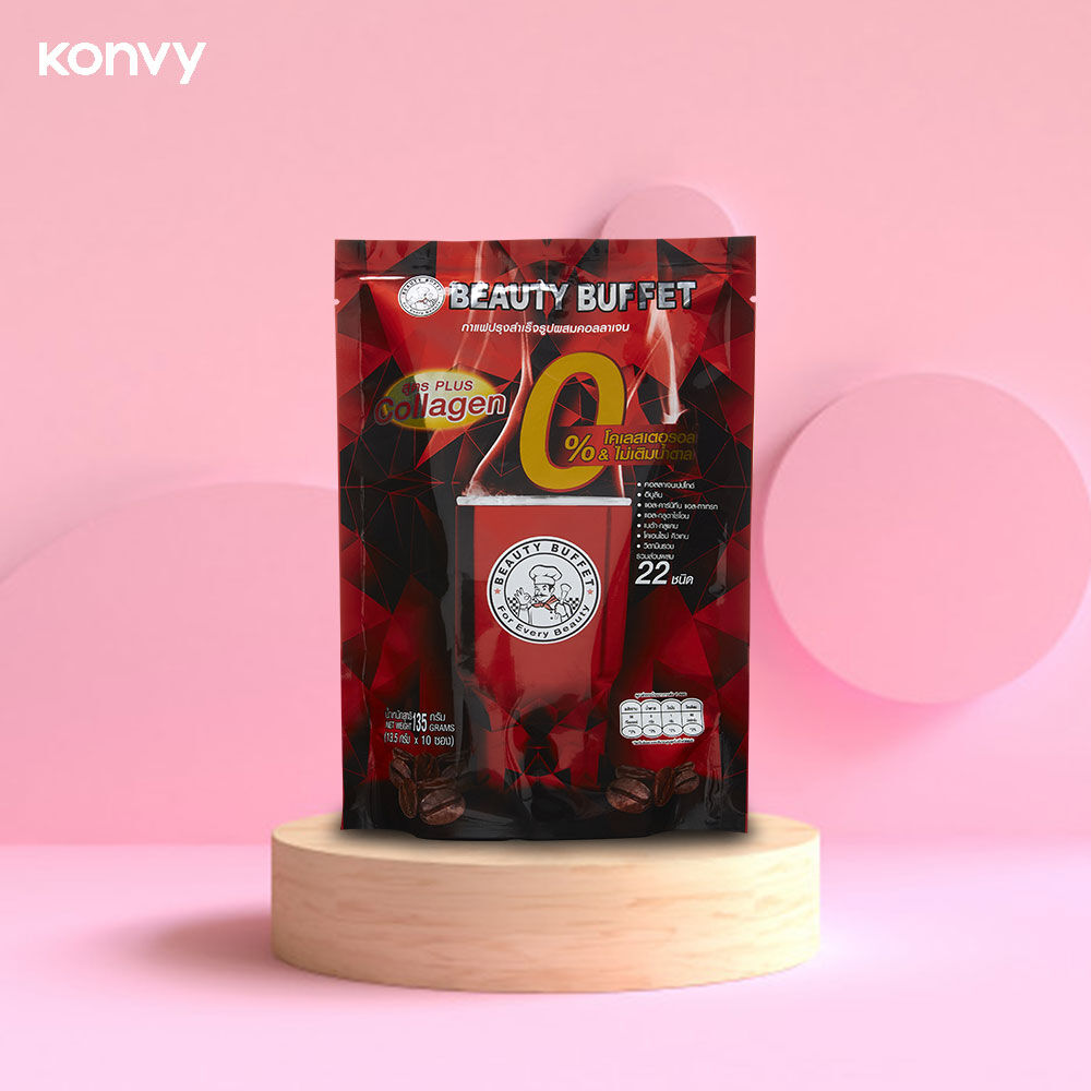 Beauty Buffet Coffee Plus Collagen [13.5g x 10 Sachets]