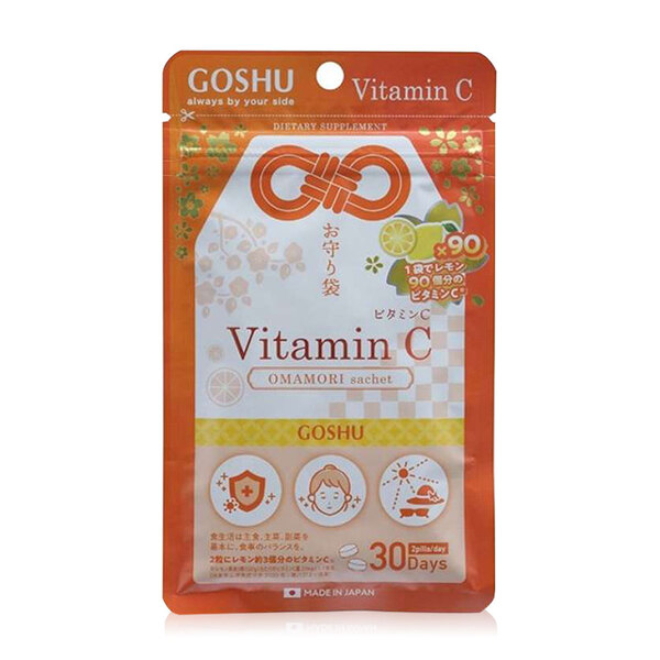 Goshu Omamori Zinc Dietary Supplement Product 60 Tablets