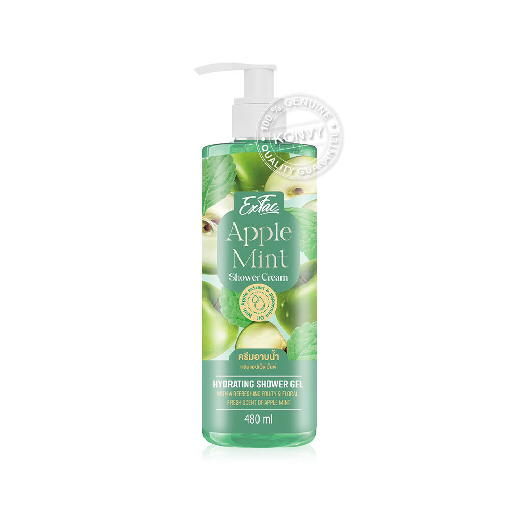 EXFAC Anti-Bac Apple Mint Shower Cream 480ml