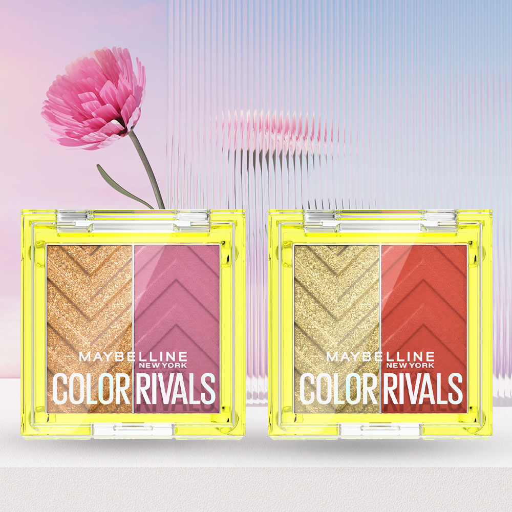 Maybelline New York Color Rivals Shadow Duo Palette 3g #Assertive X Coy