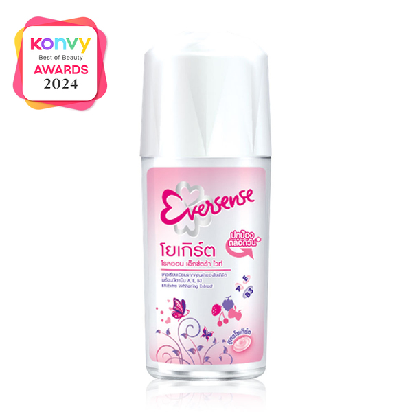 Eversense Yogurt Roll On Extra White Vit C & E [45ml x 3pcs]
