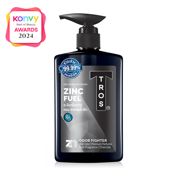 Tros Pro Zinc Fuel Deo Shower Cream 450ml