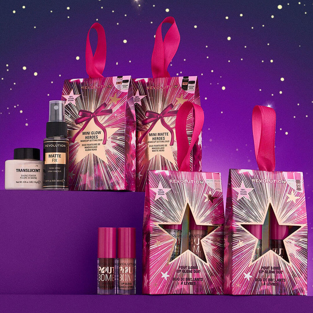 Makeup Revolution Mini Matte Heroes Makeup Setting Duo Gift Set