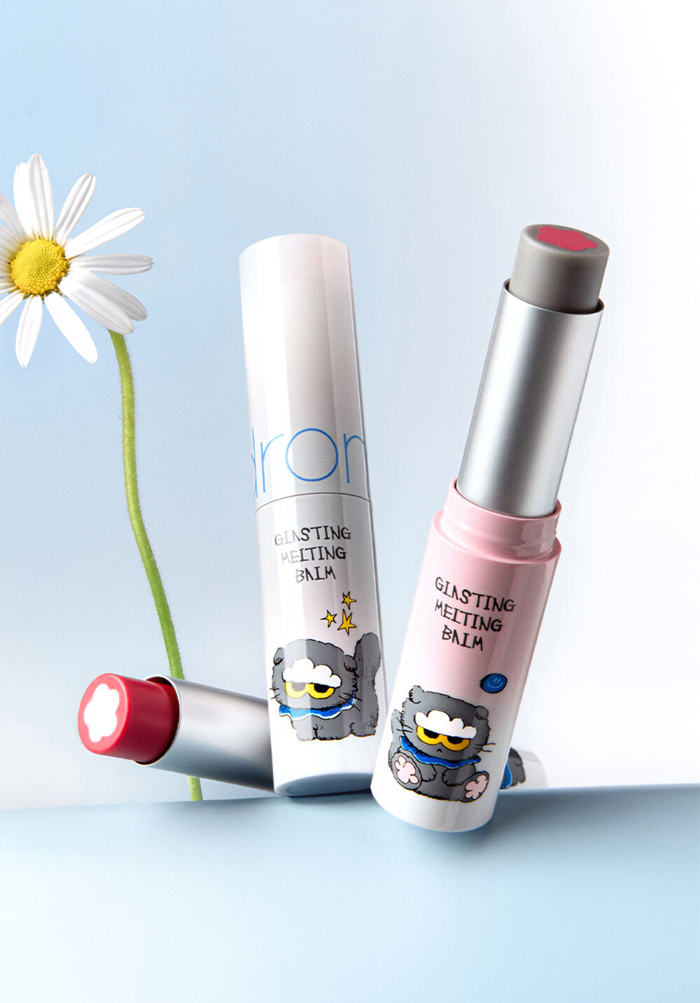 ROM&ND X Zo&Friends Glasting Melting Balm 3.5g #19 Pink Jelly