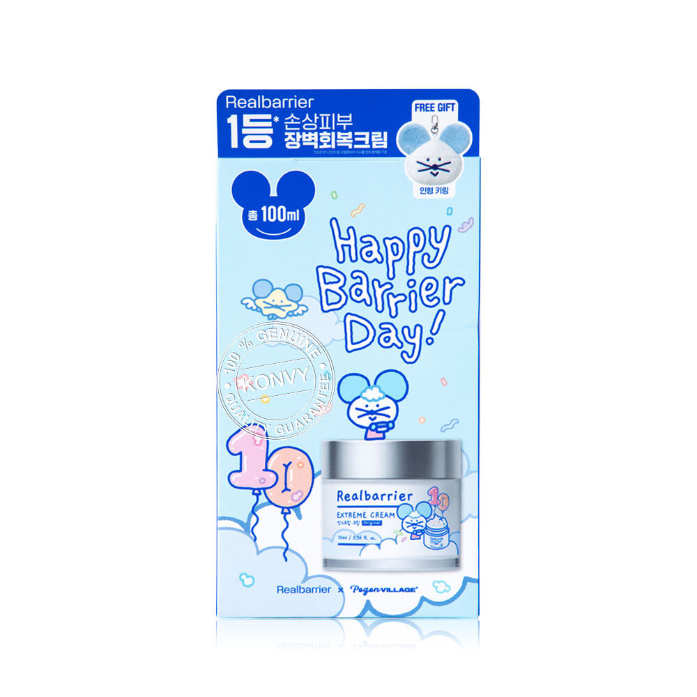 Real Barrier Extreme Cream Set [70ml + 30ml] [Free Gift Pogon 1pc]